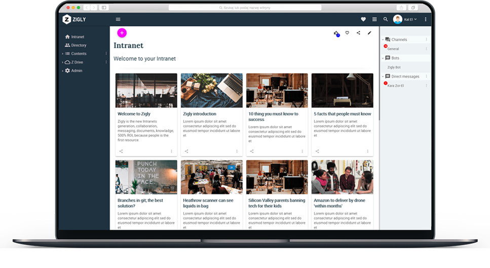ZIGLY - Intranet Software